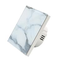 China Glomarket Tuya Wifi 1/2/3/4 Gang Touch Wall Electrical Light Switch No Neutral Eu Standard Smart Life Home Switch for sale