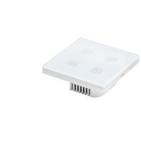 China Glomarket 4 Gang Smart Routine Switch No Neutral Wifi Wall Glass Wireless Panel Switch Interruptor Inteligente Switch for sale