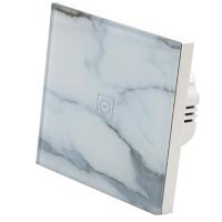 China Glomarket 1 Gang No Neutral Heater Switch Smart Wifi Glass Panels Wifi Smart Home Light Eu Standard Switches for sale