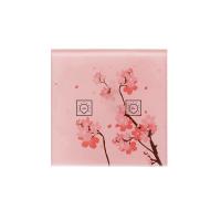 China Glomarket 2 Gang Wifi Tuya Glass Panels Light Wall Fan Smart Switch No Neutral Smart Switch With Button For Home for sale