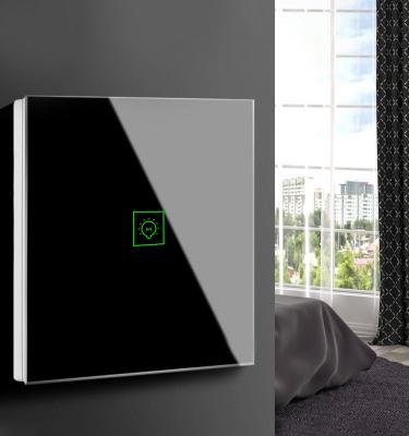 China Glomarket Wifi Interruptor Inteligente Smart Light Touch Glass Screen Switch Dimmer With Alexa Google Home Switch for sale