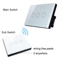 China Glomarket Zigbee 1/2/3 Gang Eu Standard Smart Home Intelligent Switch Support Voice Google Remote Control Switch for sale