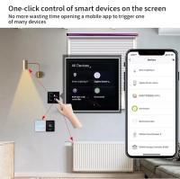 China Tuya Smart Zigbee Gateway Wireless Connection Home Automation In-wall Central Control Switch Panel for sale