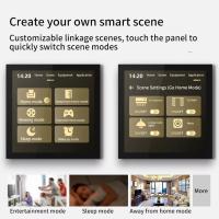 China Tuya Smart Zigbee Gateway Wireless Connection Home Automation In-wall Central Control Switch Panel for sale
