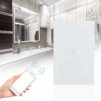 China Glomarket Tuya Wifi Heater Touch Switch With Neutral Us Standard Google Assistant Alexa Control No Frame Switch for sale