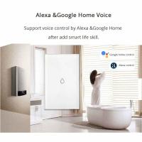 China Glomarket Tuya Wifi Heater Touch Switch With Neutral Us Standard Google Assistant Alexa Control No Frame Switch for sale