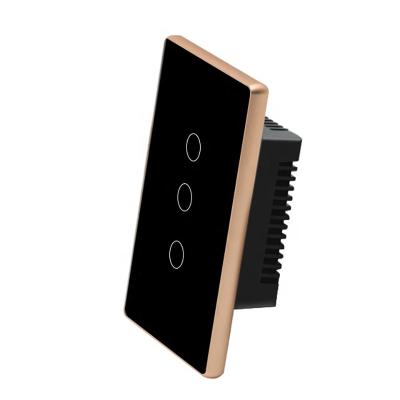 China Glomarket 1/2/3/4 Gang Wifi Smart Switch With Neutral Glass Panel Light Dimmer Interruptor Inteligente Switch For Home for sale