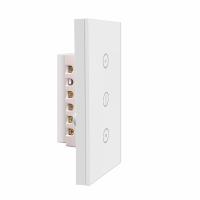 China Glomarket Tuya Wifi Smart Touch Curtains Switch Wireless App Control Glass Touch Panel Switch For Home for sale