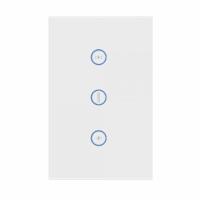 China Glomarket Zigbee Us Standard Smart Life Tuya App Control Touch Panel Smart Curtain Switch Smart Home System for sale