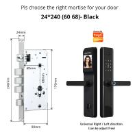 China Fingerprint Tuya Wifi Smart Door Lock With Camera Smart Digital Intelligent Door Lock for sale