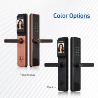 China Fingerprint Tuya Wifi Smart Door Lock With Camera Smart Digital Intelligent Door Lock for sale