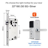 China Tuya Wifi Fingerprint Smart Door Lock Waterproof App Remote Control Lock for sale