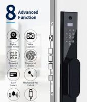 China Waterproof Tuya Wifi Smart Door Lock With Camera Electronic Fingerprint Digital Lock for sale