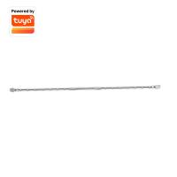 China Glomarket Tuya Zigbee Aluminum Alloys Motorized Flexible Rail Curtain For Bedroom APP Control Smart Home Curtain for sale