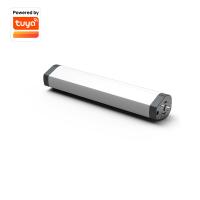 China Glomarket Tuya Zigbee Aluminum Alloys Motorized Flexible Rail Curtain For Bedroom APP Control Smart Home Curtain for sale