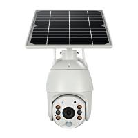 China Glomarket Tuya 4G Eu Solar PTZ Camera Two Way Voice Waterproof Night Vision Mode Smart Cctv Camera For Smart Home for sale