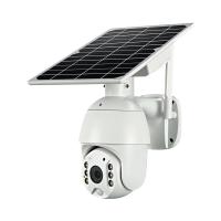China Glomarket Tuya 4G Eu Solar PTZ Camera Two Way Voice Waterproof Night Vision Mode Smart Cctv Camera For Smart Home for sale
