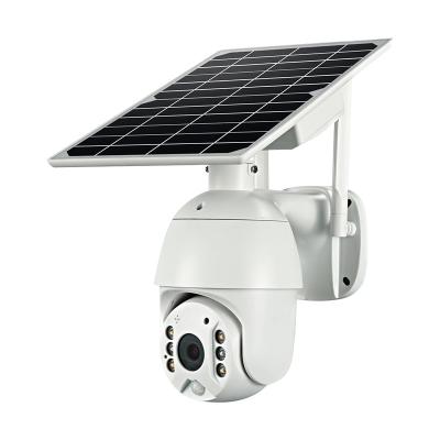 China Glomarket 4G/Wifi Solar Powered PTZ 2MP/4MP Camera Smart Wireless Outdoor EU/US/AU/JP Security Camera System for sale