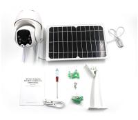 China Glomarket Solar PTZ Camera Wifi Built-In Speaker 2MP Life Low Power Smart Battery Wireless Camera System For Home for sale