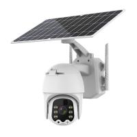 China PTZ Solar Powered Wireless Outdoor Waterproof Camera Smart 4G Home Security System for sale