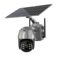 China PTZ Solar Powered Wireless Outdoor Waterproof Camera Smart 4G Home Security System for sale