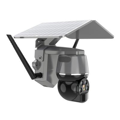 China Wifi CCTV Solar Powered Wireless PTZ Camera Download Videos Remotely for sale