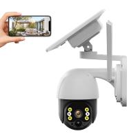 China Two Way Intercom Solar Wifi Camera Night Vision Wireless Security Outdoor Cameras for sale