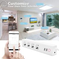China Individual Control Universal Smart Wifi Plug Alexa Google Tuya Smart Power Socket Plug for sale