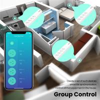 China Individual Control Universal Smart Wifi Plug Alexa Google Tuya Smart Power Socket Plug for sale