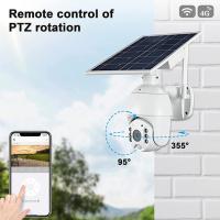 China Glomarket Tuya Smart Camera Network AI Smart Motion Detection Camera Solar IP66 Waterproof for sale