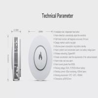China Glomarket Tuya Zigbee WIFI Smoke Detector Smoke Alarm Sensor Smoke Density Sensor for sale
