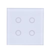 China Glomarket Tuya Smart Switch Google Alexa 4 Gang OEM Remote Touch Tuya Wall Switches for sale