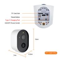 China Battery HD Wifi Smart Intelligent Camera Human Motion Detection Security Full Color for sale