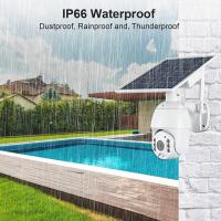 China Network AI Human Body DetectionTuya Smart Camera Solar IP66 Waterproof 1080 HD PIR Camera for sale