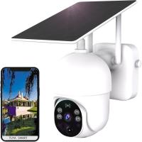 China Outdoor Solar Power Waterproof Smart Camera Two Way Voice Intercom PIR Motion Detection for sale