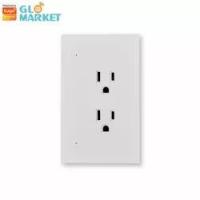 China Glomarket Smart Home Wifi Electric Socket Voice Control With Alexa / Google for sale