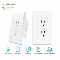 China Glomarket Smart Home Wifi Electric Socket Voice Control With Alexa / Google for sale