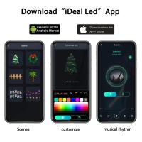 China Tuya Smart Christmas String Lights 24 Key Infrared Remote Control Musical Rhythm for sale