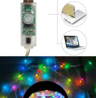 China Tuya Smart Christmas String Lights 24 Key Infrared Remote Control Musical Rhythm for sale