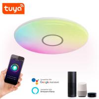 China Glomarket Tuya 36w Smart Music LED Ceiling Light App Control Dimmable For Bedroom for sale