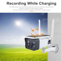 China Solar Tuya Smart Camera Wireless Monitoring IP67 Waterproof 1080P HD Wifi Security Camera for sale