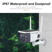 China Solar Tuya Smart Camera Wireless Monitoring IP67 Waterproof 1080P HD Wifi Security Camera for sale