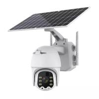 China Low Power Ptz Tuya Smart Camera Outdoor Waterproof Wifi 4G Solar Camera for sale