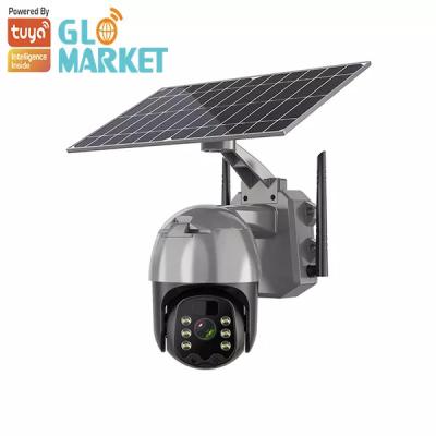 China Low Power Ptz Tuya Smart Camera Outdoor Waterproof Wifi 4G Solar Camera for sale