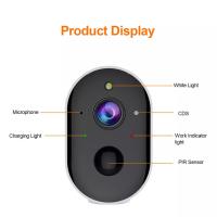 China Smart Home PIR Motion Detection Camera Wireless Rechargeable Battery CCTV Camera for sale