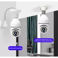 China Indoor Auto Tracking Light Bulb E27 Ip Smart Wireless Indoor Camera Glomarket Tuya for sale