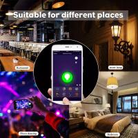 China E27 E26 B22 Smart Bulb Phone Remote APP Control Light Rechargeable Tuya Multicolor for sale