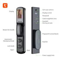 China Tuya Smart WiFi Digital Door Lock Code Card Smartphone Fingerprint Face Scene for sale