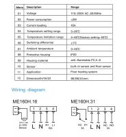 China Gas Furnace Underfloor Heating Tuya Wifi Smart Thermostat With Color Screen for sale