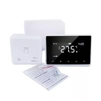 China Smart Water Floor Heating Room Thermostat Touch Screen Lcd Display Gas Furnace for sale